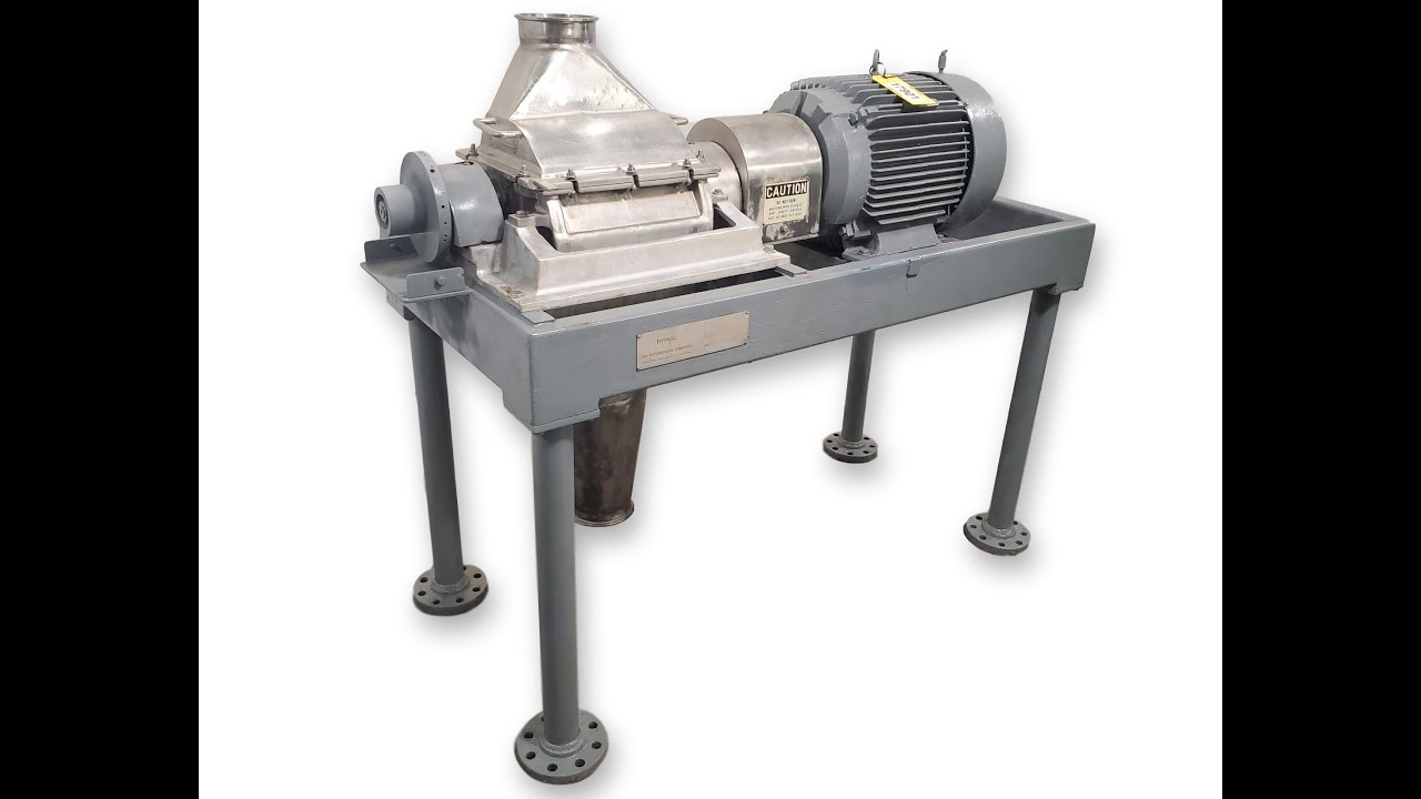 Used 40HP Fitzmill Comminutor Hammermill - DKASO12 - YouTube