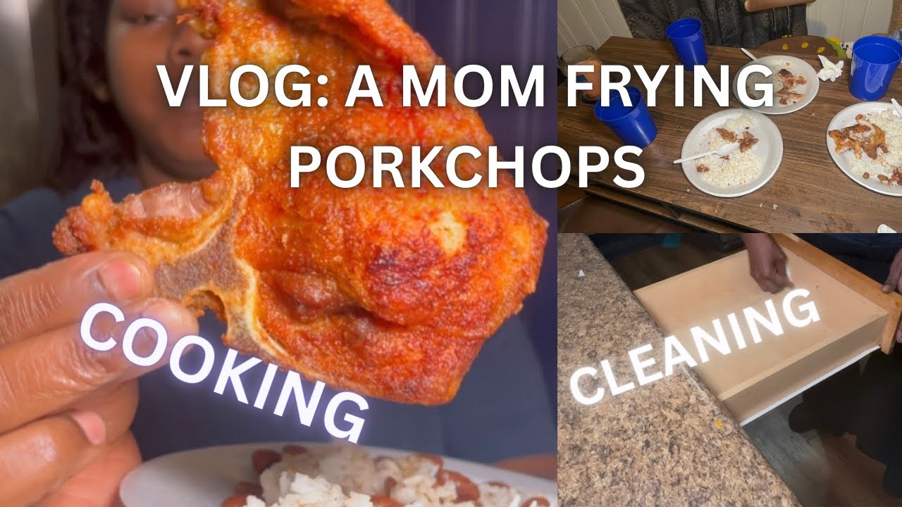 *NEW*MAKING FRIED PORK CHOPS COOKING WITH MYA - YouTube