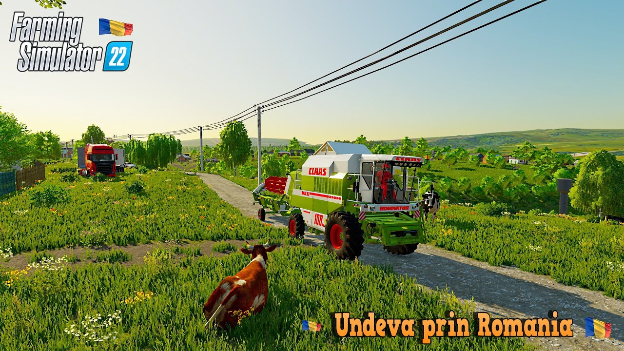 Undeva prin Romania - La o Joaca pe Noua Harta ROMANEASCA - FS22 - YouTube