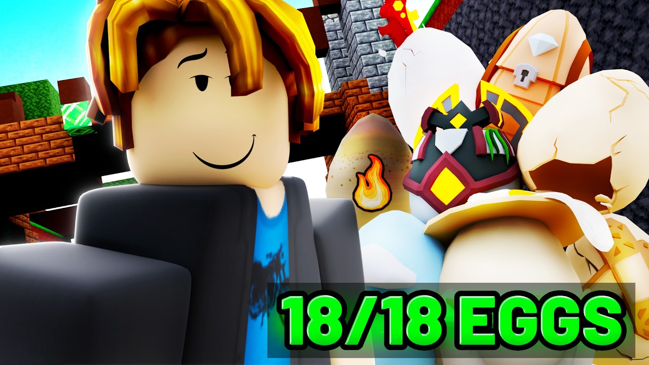 How To Get ALL 18 EASTER EGGS.. (Roblox Bedwars Easter Update!) - YouTube