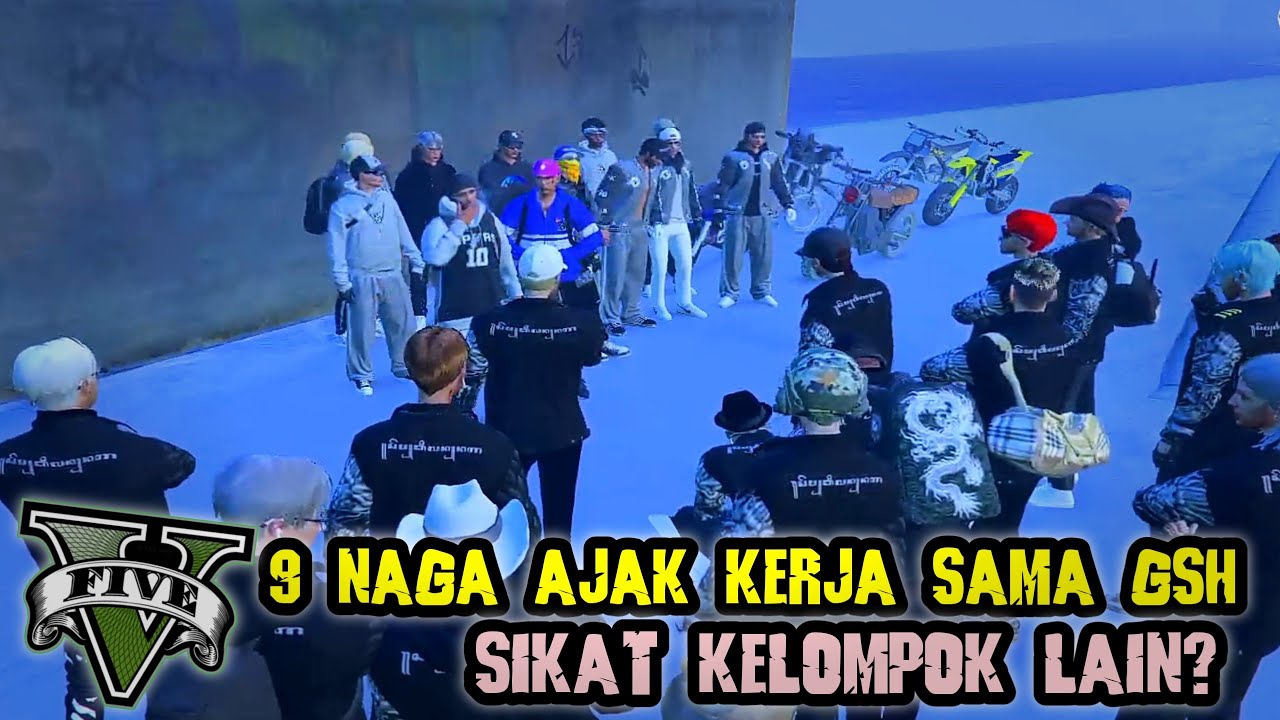 PERTEMUAN ANTARA 9NAGA DENGAN GSH!!! #indopriderp - YouTube