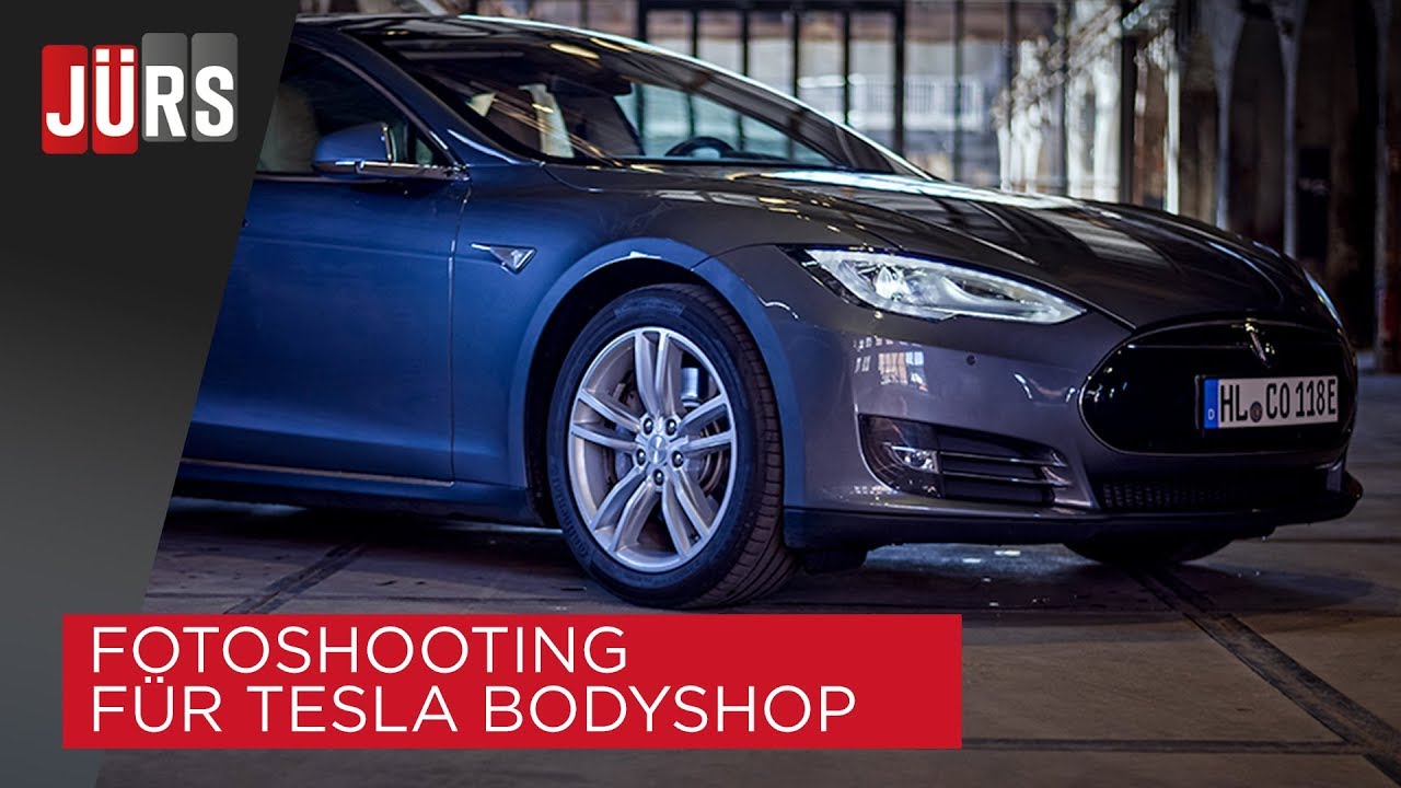 Model S Fotoshooting für Tesla Bodyshop mit Lea Henning - YouTube