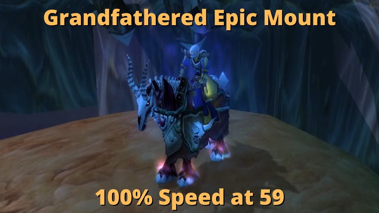Grandfathered Epic Mount at 59 - YouTube