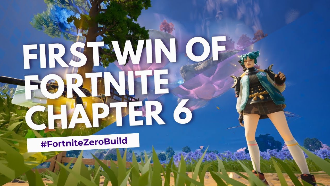 First Win Of Fortnite Chapter 6 🔥 - YouTube