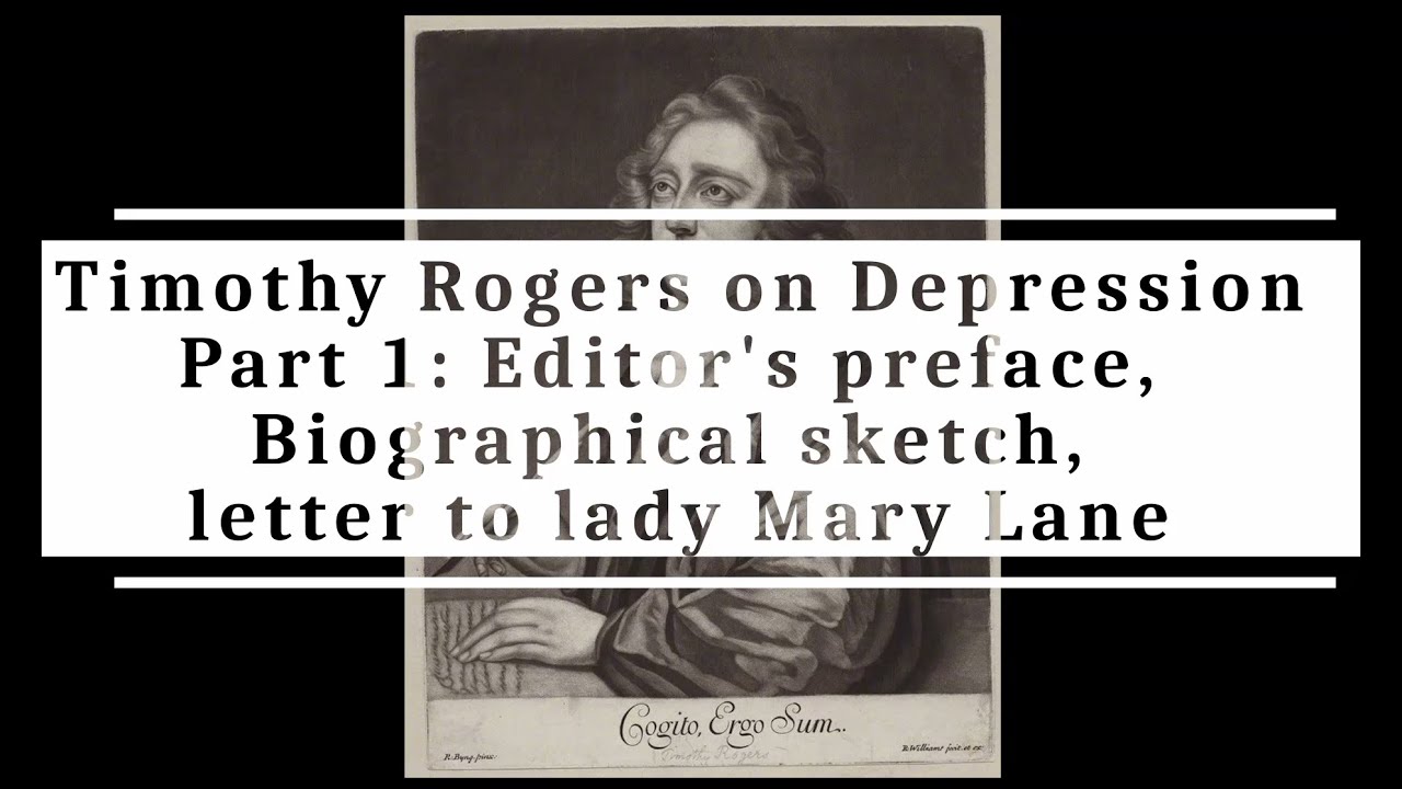 “The Disease of Melancholy” — Timothy Rogers | Puritan Insight on ...