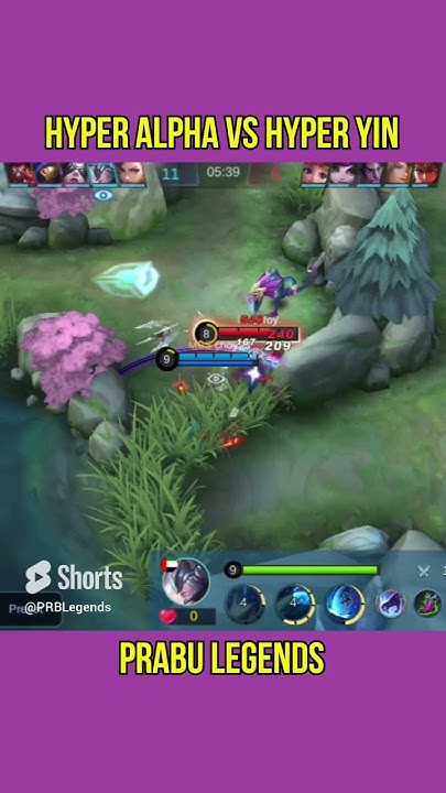 HYPER ALPHA VS HYPER YIN MOBILE LEGENDS - YouTube