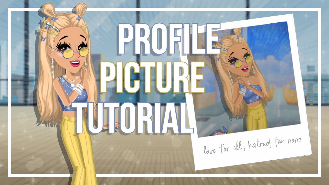 How To Make A Pretty Good Profile Picture! - YouTube