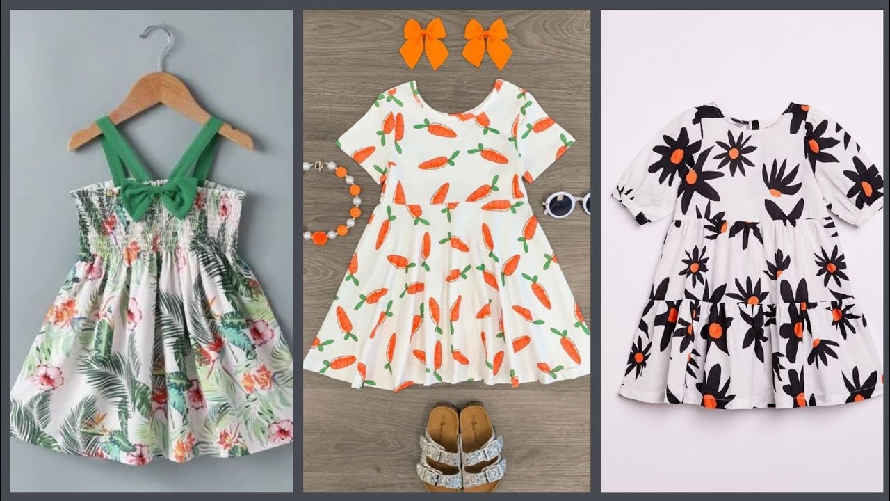 Toddler ruffle babygirl frocks 2023||Classic frocks||Sleevesless frocks ...