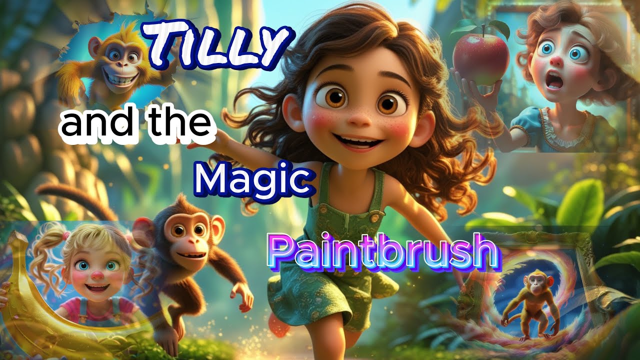Tilly and the Magic Paintbrush #toys #animation #action #forkid - YouTube