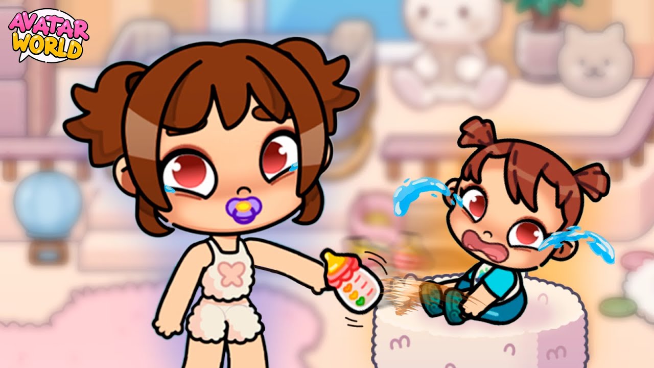 👶 ¡TENGO CELOS DE LA NUEVA BEBÉ! QUIERO SER BEBÉ 👧 | AVATAR WORLD 🌌 ...