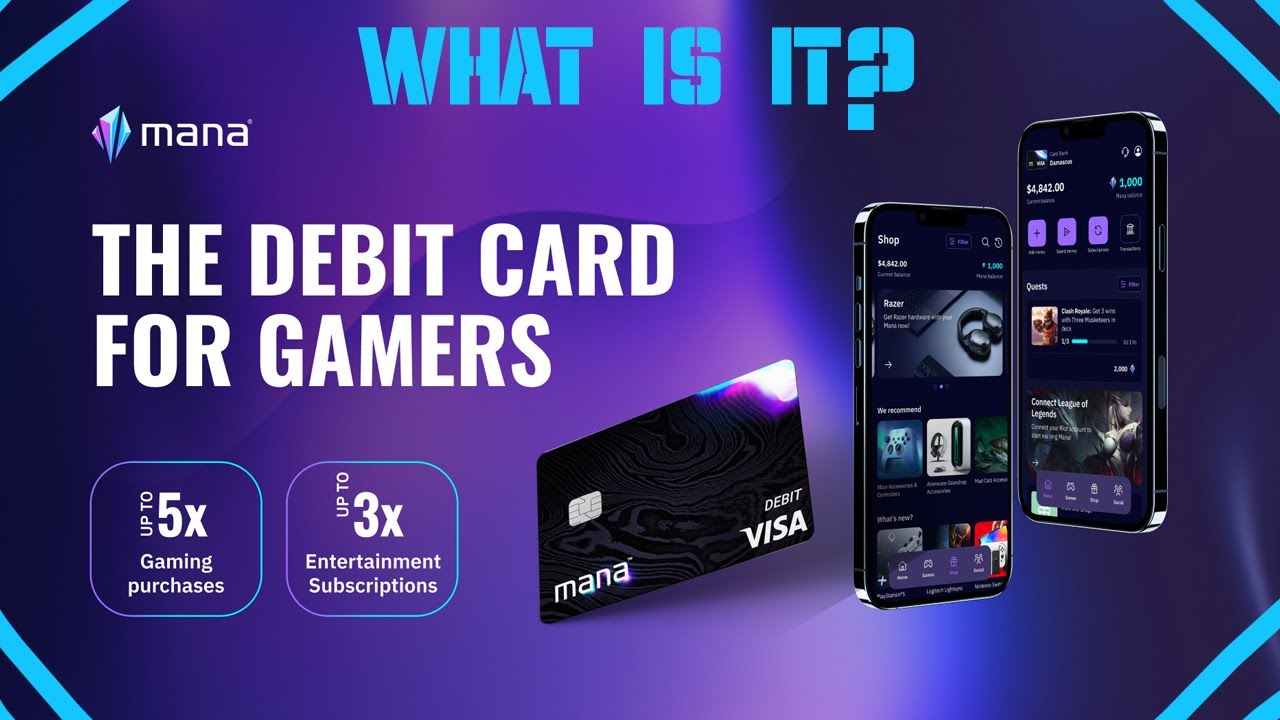 Mana: The debit card for gamers #mana #gaming #manacard #manaapp # ...