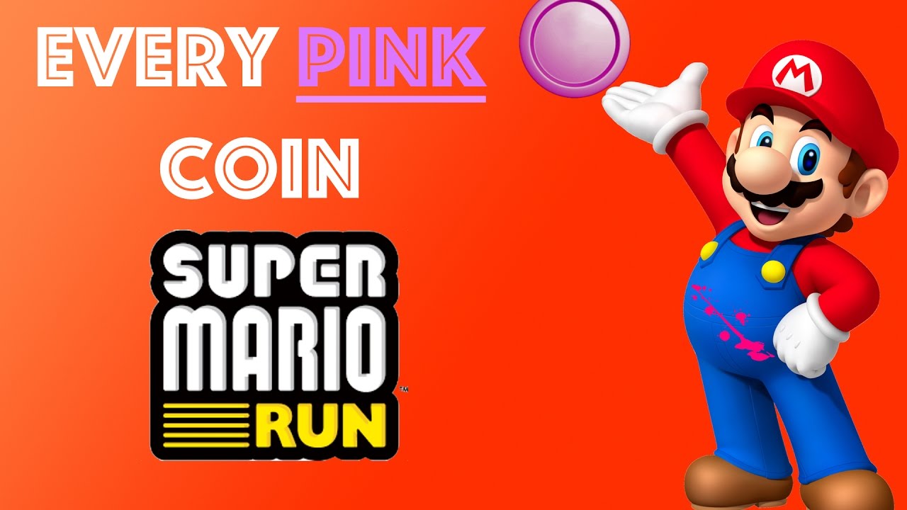 Mario Run for IOS Every Pink Coin World 1, Levels 1-4 - YouTube