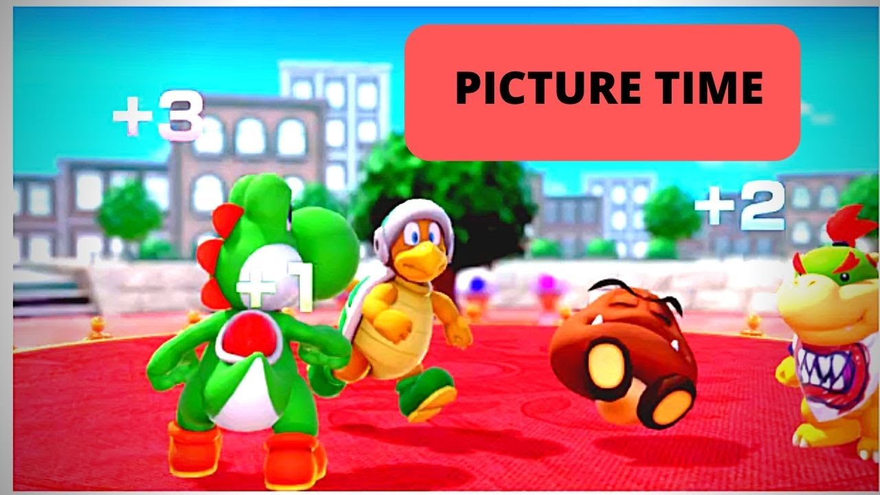 Super Mario Party: free for all minigames - YouTube