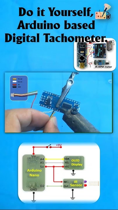 Tachometer Rpm Meter Diy Arduino Project Youtube