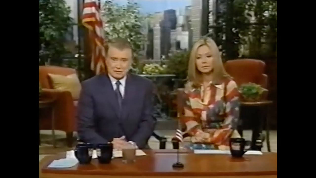 Regis and Kelly - September 18, 2001 - YouTube