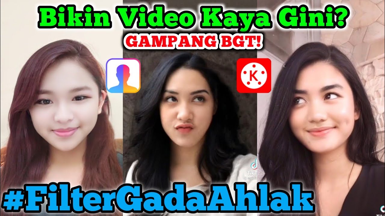Tutorial Cara Merubah Wajah Cowok Jadi Cewek Cantik | FILTER GAK ADA OTAK - YouTube