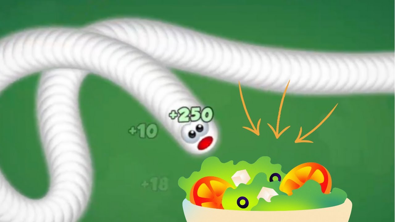 eating worm game, it got harder - YouTube