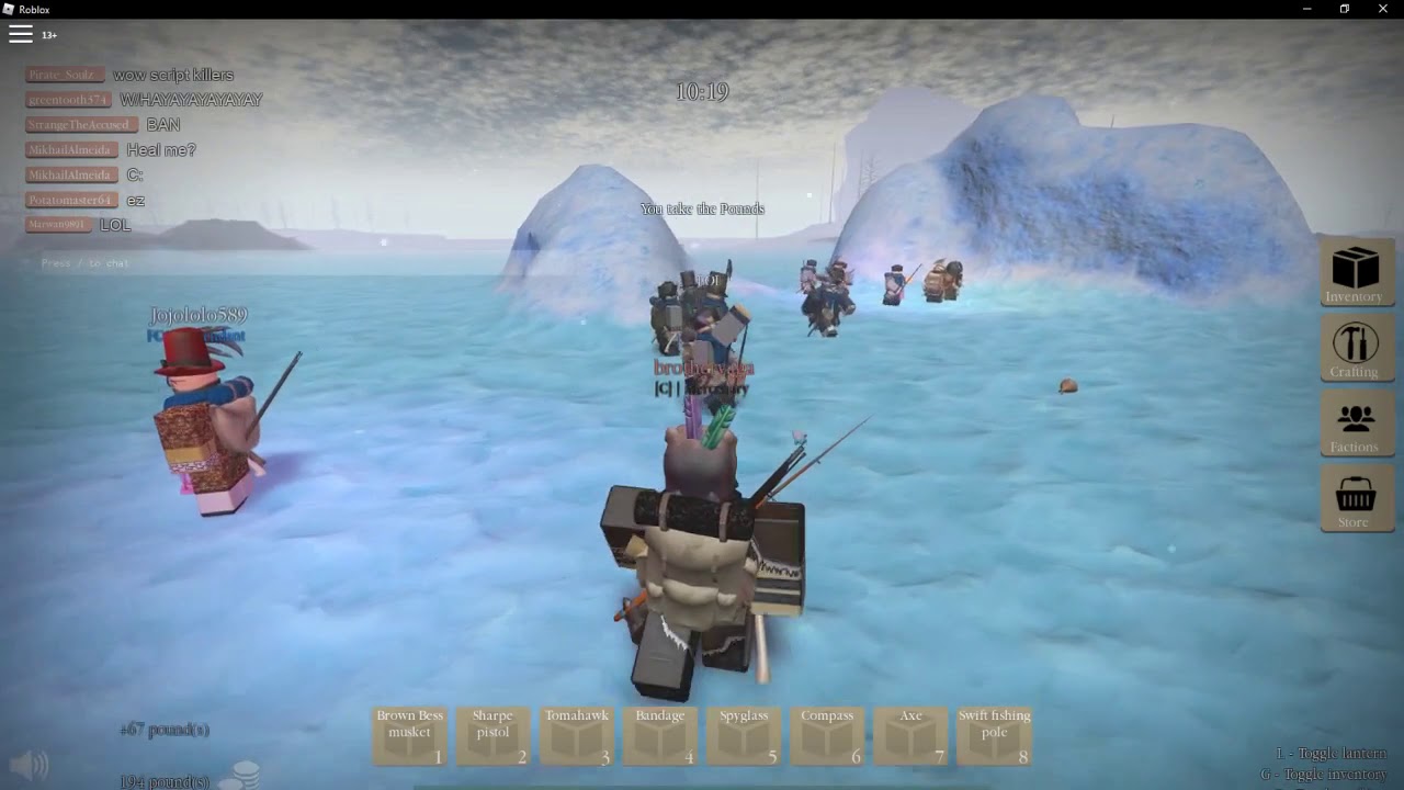 ROBLOX Northern Frontier French and Cherokee Invade an Island - YouTube