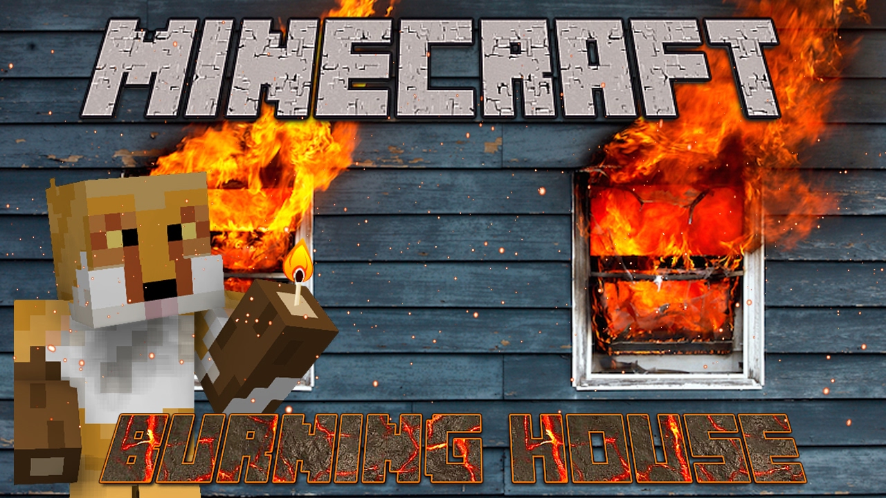 Trapping my friends in a Burning House -|- Minecraft Xbox Burning House ...