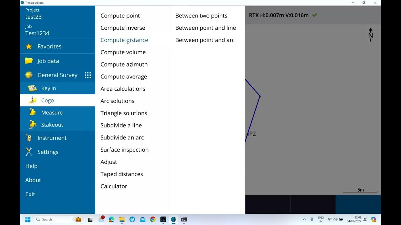 Import & export DXF,KML,CSV file in Trimble Access software - YouTube