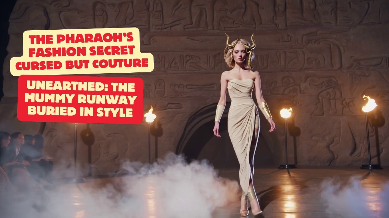 Mummy Couture Runway – Ancient Egyptian Elegance Meets High Fashion ...