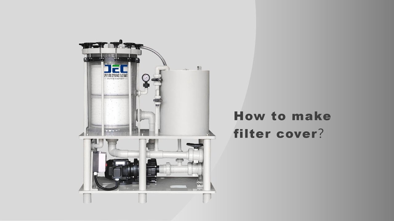 How to make filter cover - YouTube