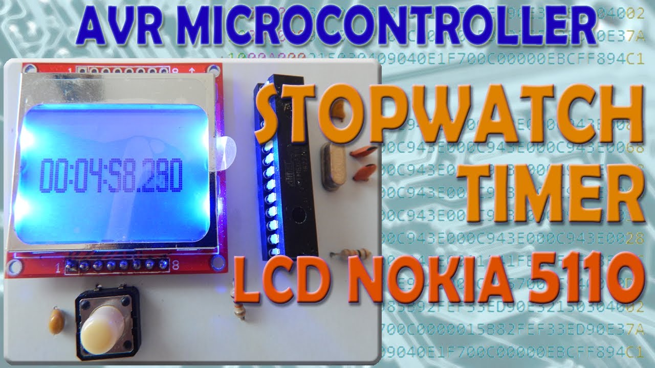 Avr Microcontroller Stopwatch Timer With The Feature Of Display On Lcd Youtube