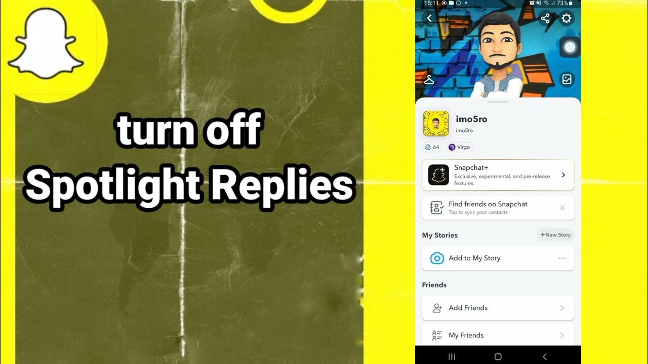 How to turn off spotlight replies On Snapchat - YouTube