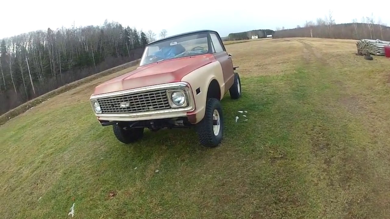 1967 K10/jimmy frame swap - YouTube