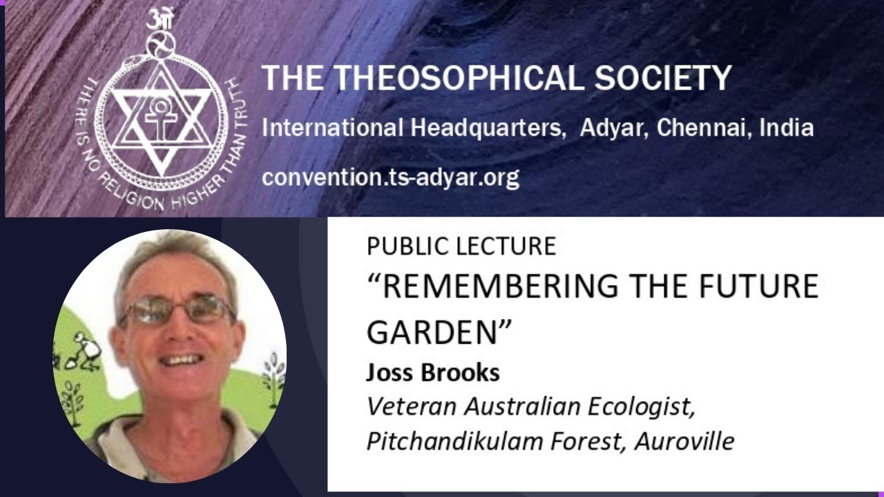 PUBLIC LECTURE “Remembering the Future Garden” by Joss Brooks - YouTube
