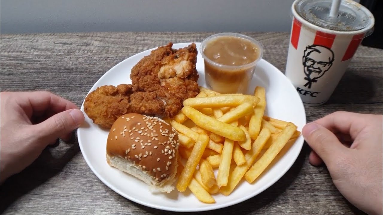 KFC | 2 Piece Quarter Pack | MUKBANG | Foodie Land ASMR - YouTube