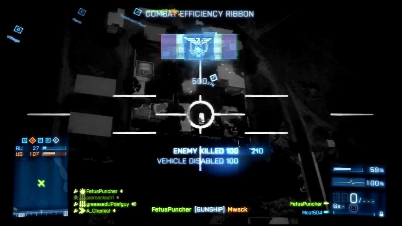 BF3 - Armored Kill AC-130 on Armored Shield - YouTube