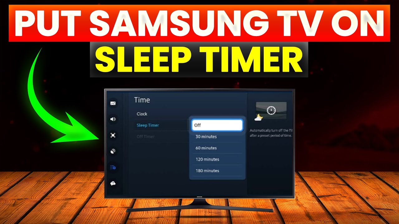 How To Put Samsung TV On Sleep Timer (How To Set Sleep Timer On Samsung ...