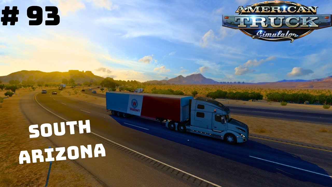 American Truck Simulator (Ats) Kariyer Bölüm 93 - Güney Arizona Keşfi ...
