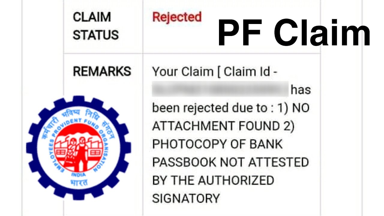 claim reject NO ATTACHMENT FOUND PHOTOCOPY OF BANK PASSBOOK NOT ...