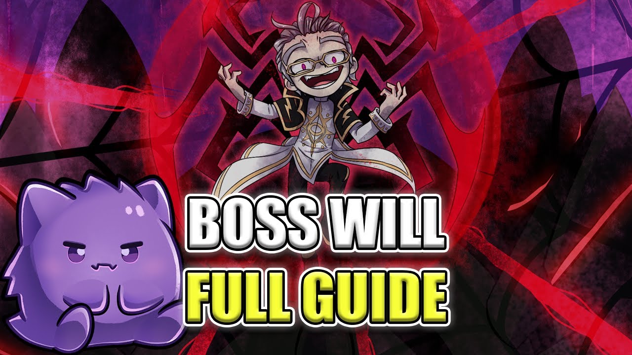The ONLY Will Boss Guide You Need In MapleStory - YouTube