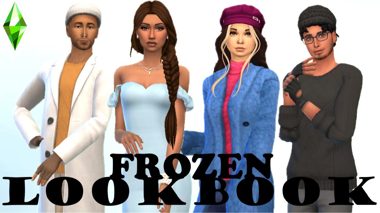 DISNEY'S FROZEN INSPIRED LOOKBOOK I Sims 4 I Create a Sim + CC Links ...