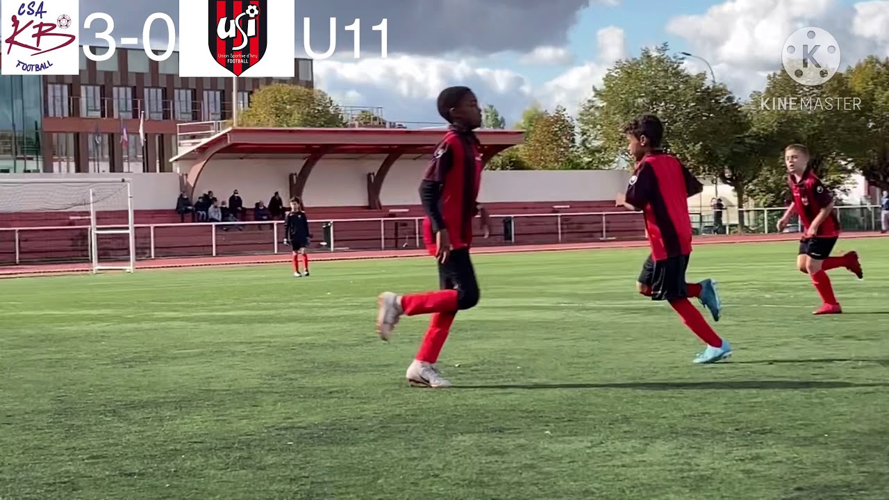 CSA Kremlin-Bicêtre 4-0 Us Ivry U11 - YouTube