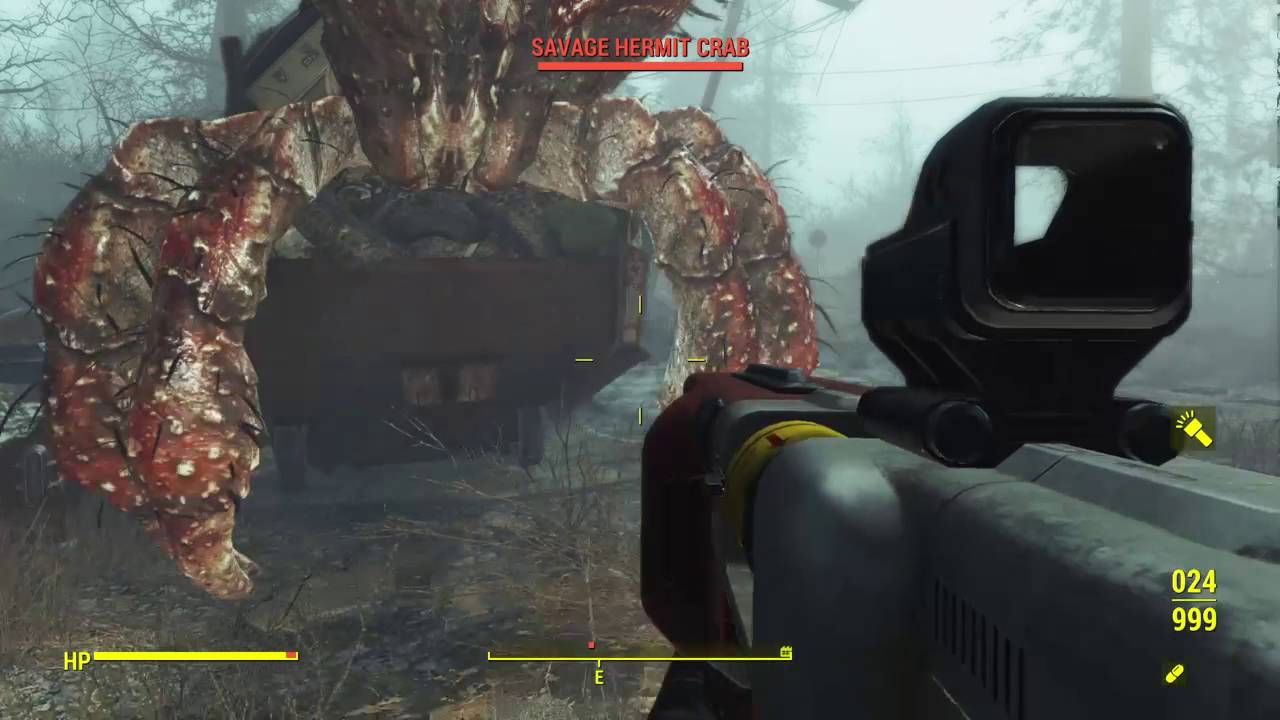 Fallout 4 Hermit crab surprise - YouTube