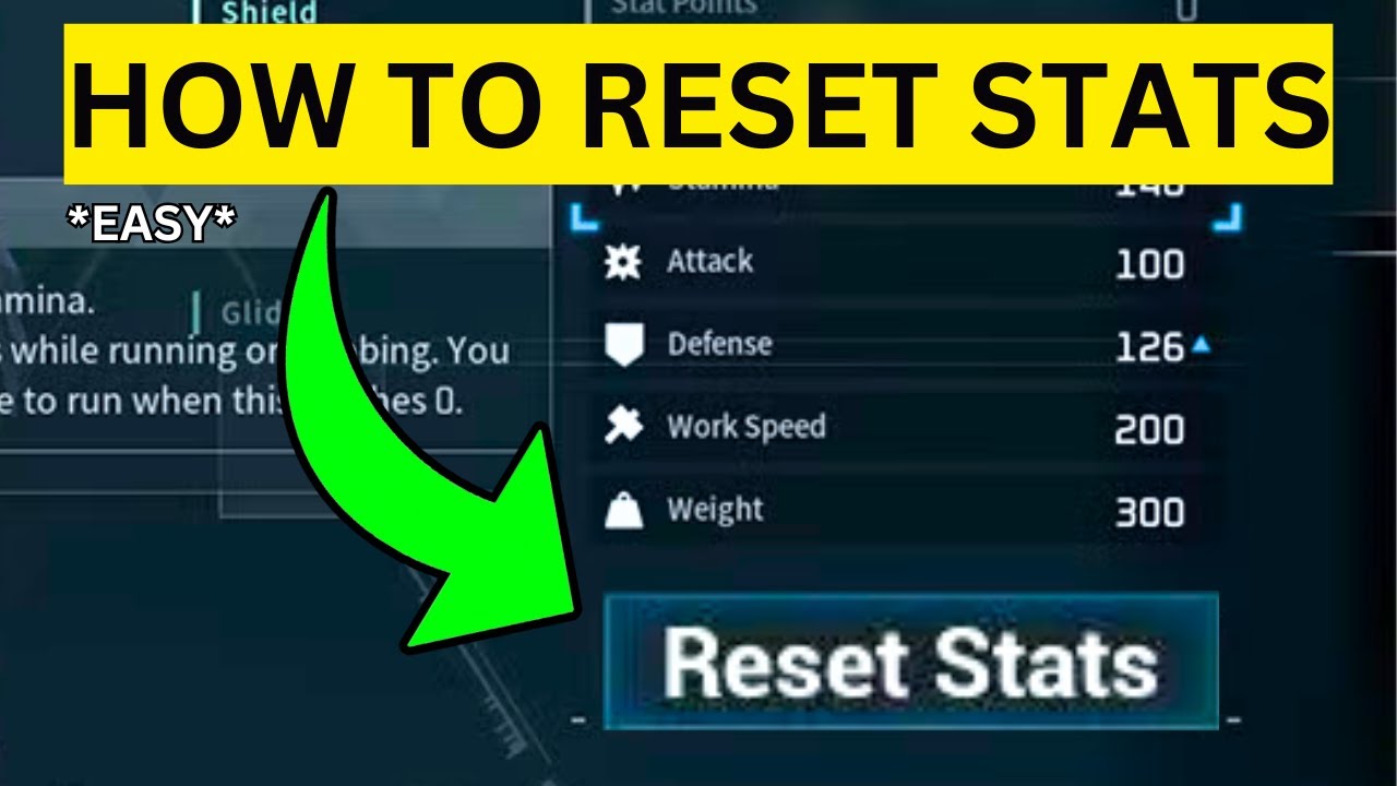 How To Reset Stats in Palworld(EASY) - YouTube