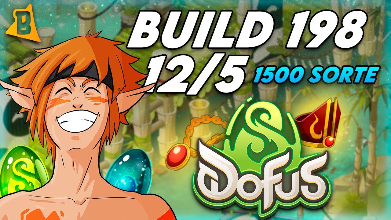 DOFUS 3 - SACRIER BUILD 198 1500 CHANCE ABSURDAMENTE FORTE ! - YouTube