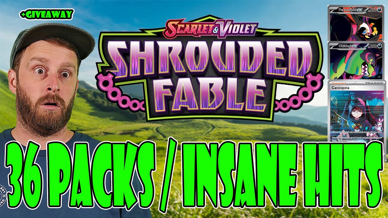 *NEW* SHROUDED FABLE BOOSTER BOX OPENING!!! CRAZY PULLS!!! - YouTube