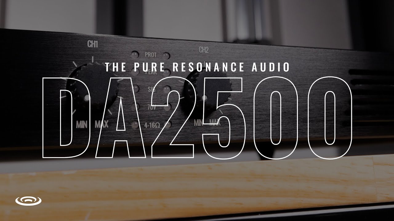 500W Dual-Impedance Power Amplifier: The Pure Resonance Audio DA2500 ...