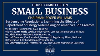 House Small Business Committee Hearings and Meetings Video | Congress ...