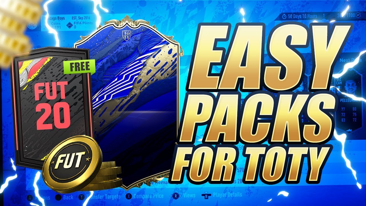 HOW TO GET EASY PACKS FOR FIFA 20 TEAM OF THE YEAR! - YouTube