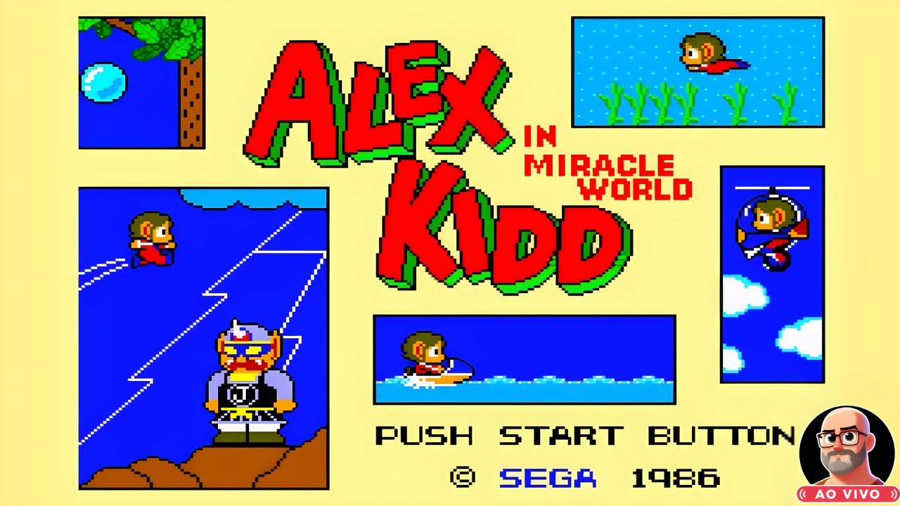 🔴ALEX KIDD IN MIRACLE WORLD [Master System] GAMEPLAY COMPLETA 100% ...