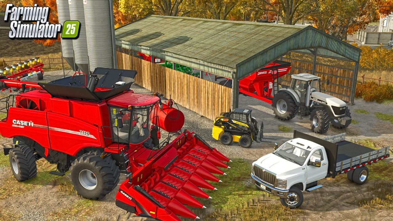 I BUILD A $4,000,000 FARM IN FARMING SIMULATOR 25 - YouTube