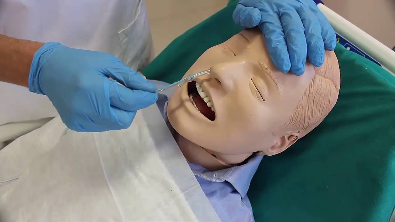 INSERIMENTO DI UN SNG - Infermieristica Miulli - YouTube