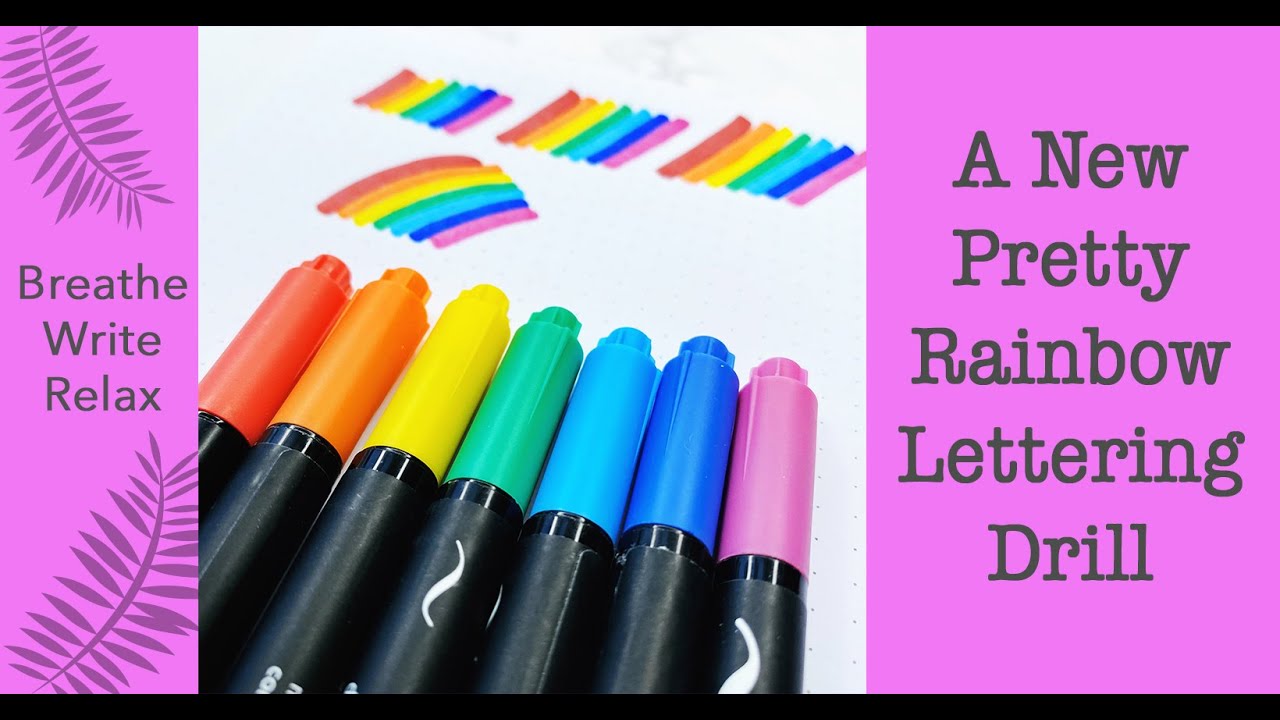 A New Rainbow Lettering Drill - YouTube