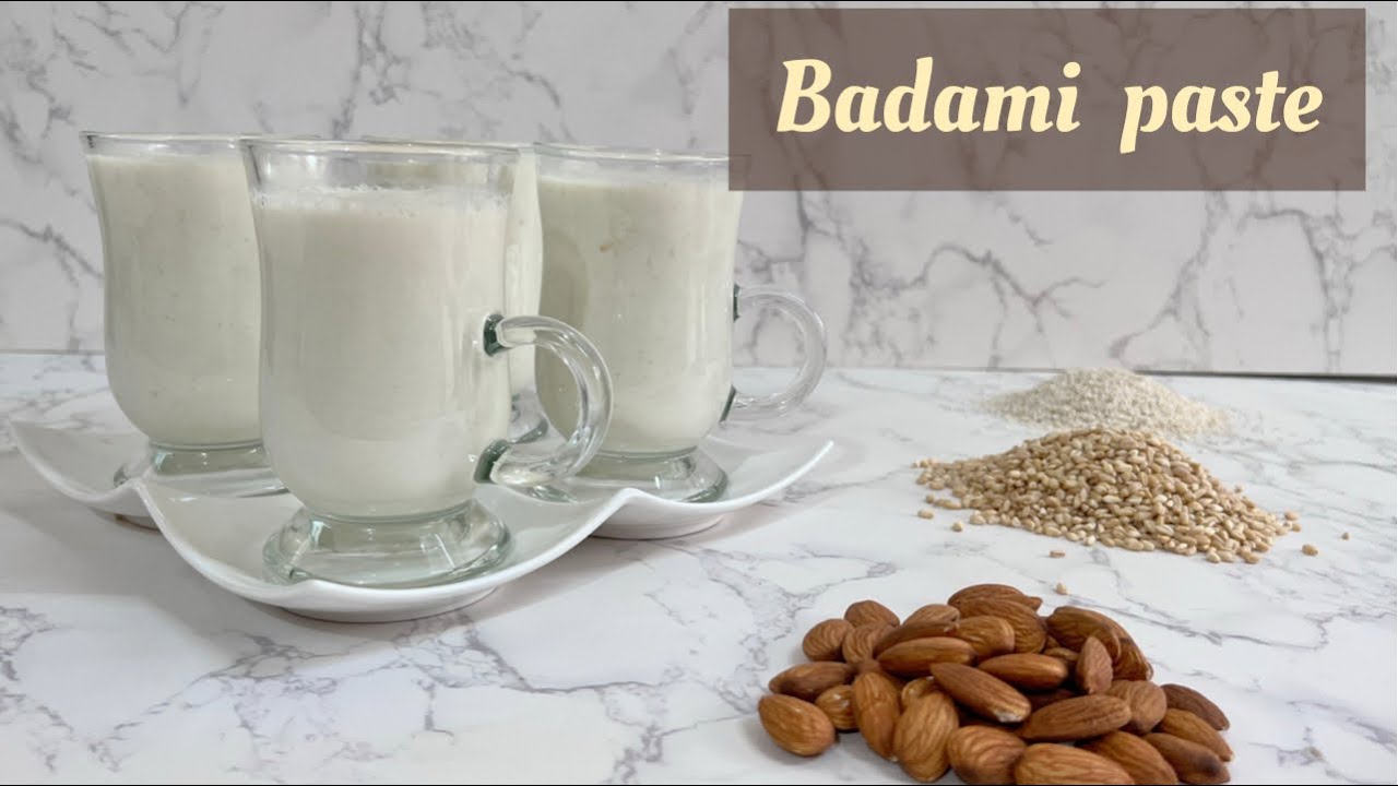 Badami paste || Badam Drink || Ramadan drink || #healthydrinks || # ...